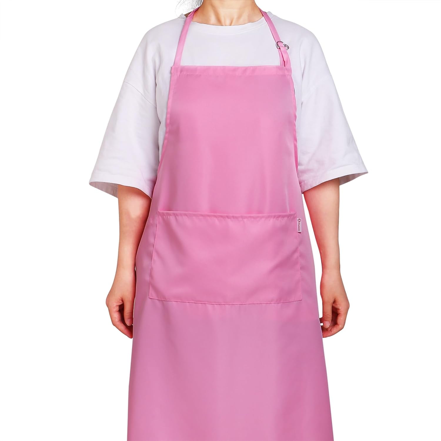 Chenran-Light Pink Apron for Women with Pockets | Lightweight and ...
