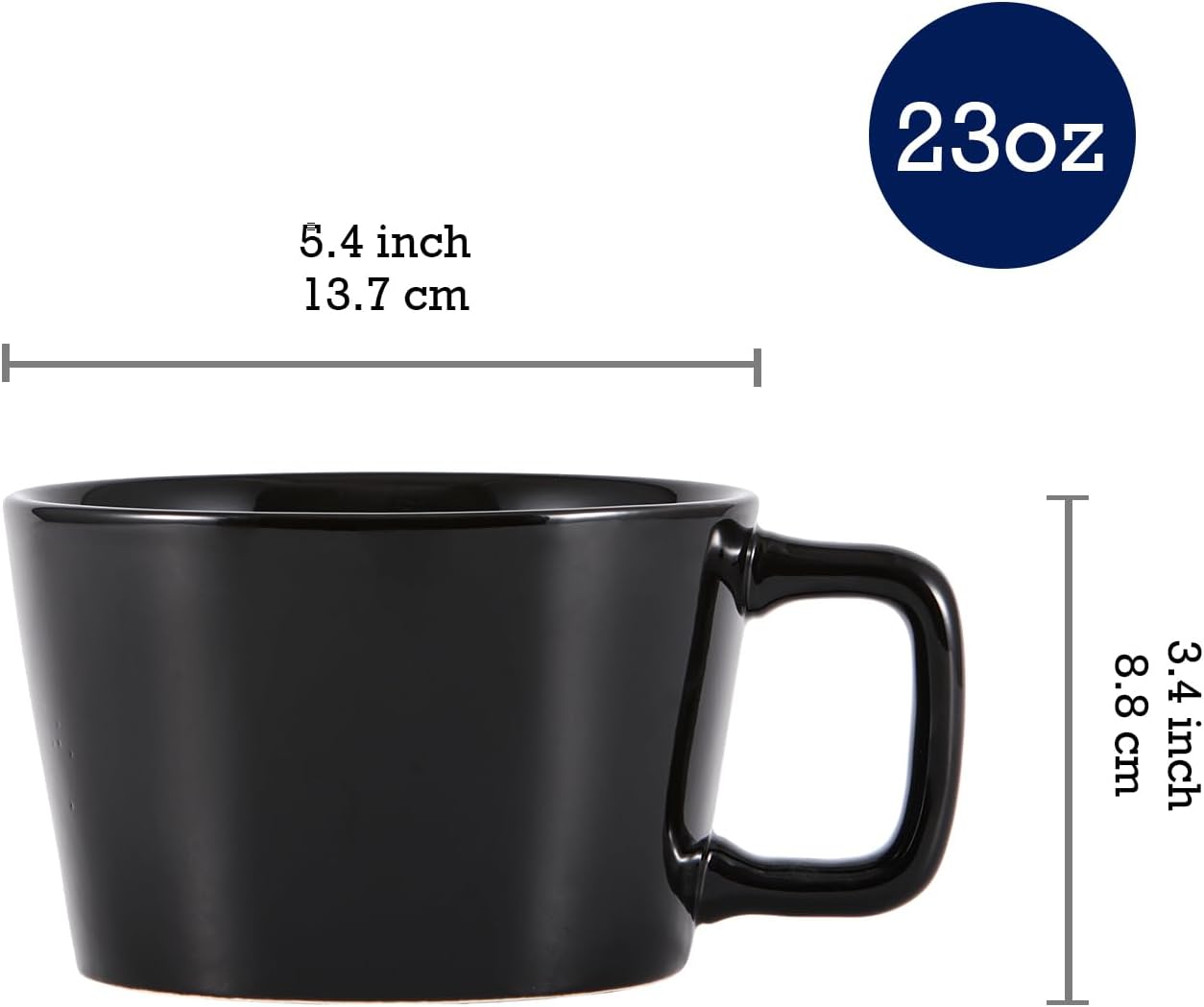 Chenran-Orange Pumpkin Large Ceramic Halloween Surprise Mug, for Coffee ...