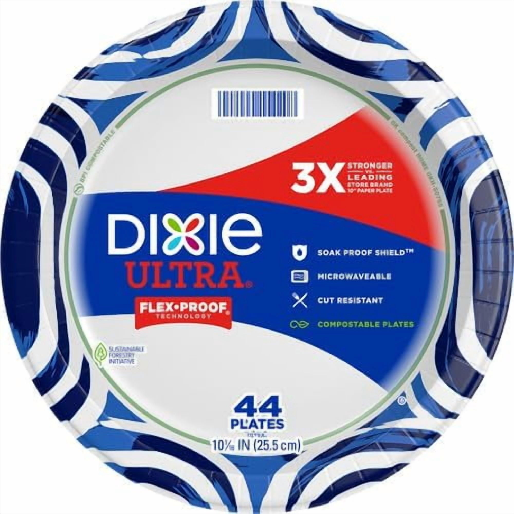 Chenran-Paper Plates, 10 Inch, 44 Count | 3X Stronger | Heavy Duty ...