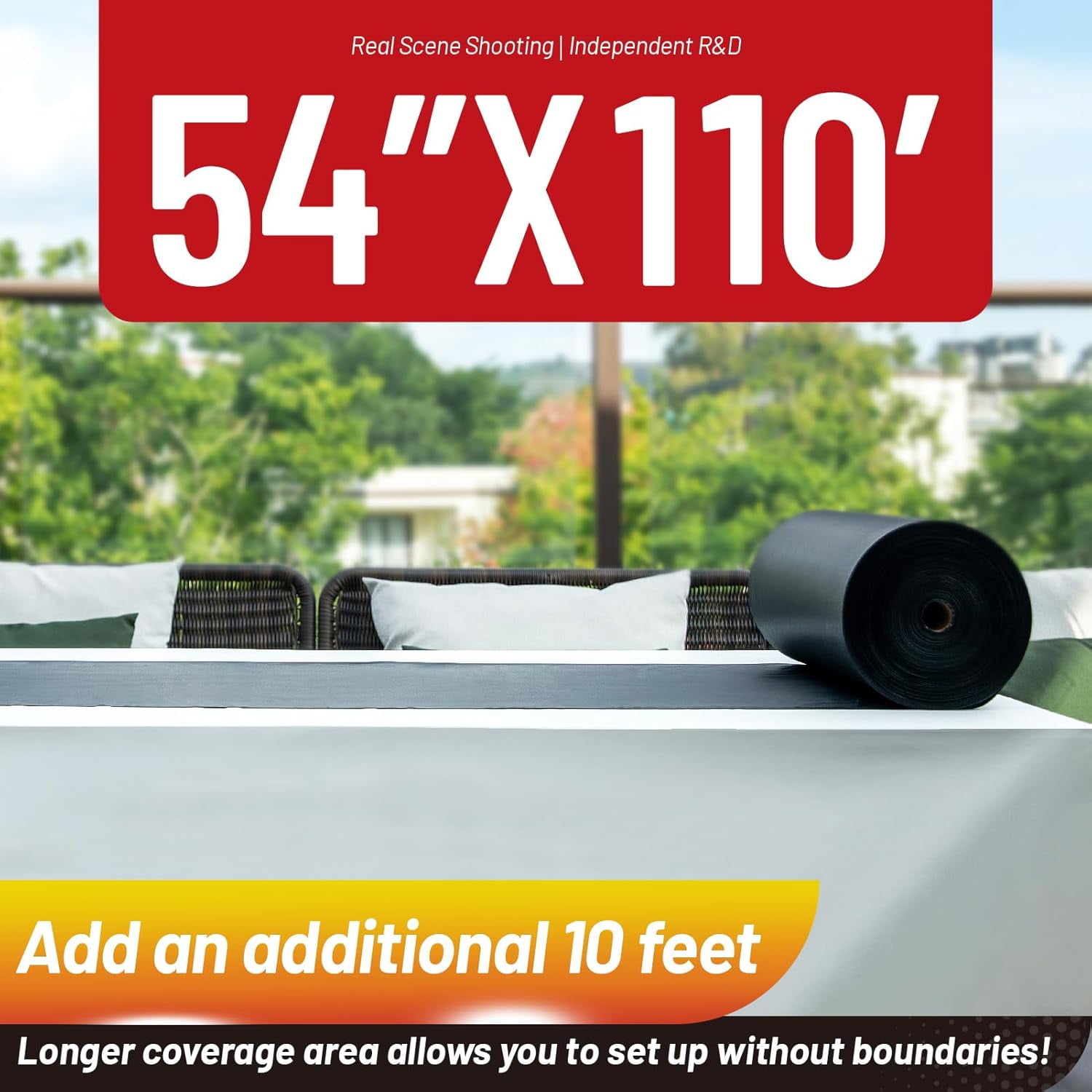 Chenran-Plastic Table Cloth, 110 Ft x 54 In Plastic Table Cloth ...