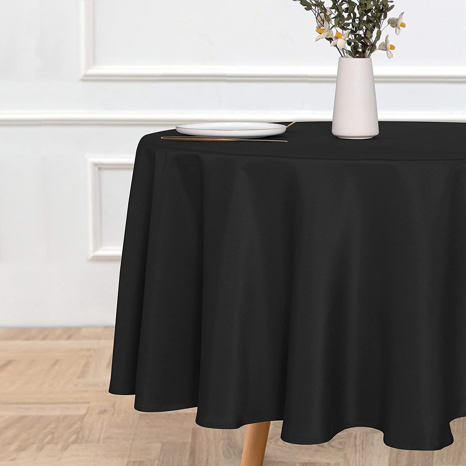 Chenran-Round Tablecloth - 90 Inch - Water Resistant Spill Proof ...