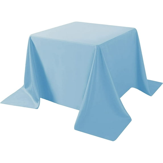 Chenran-Square Tablecloth 90x90 inch Washable Polyester Fabric Table ...