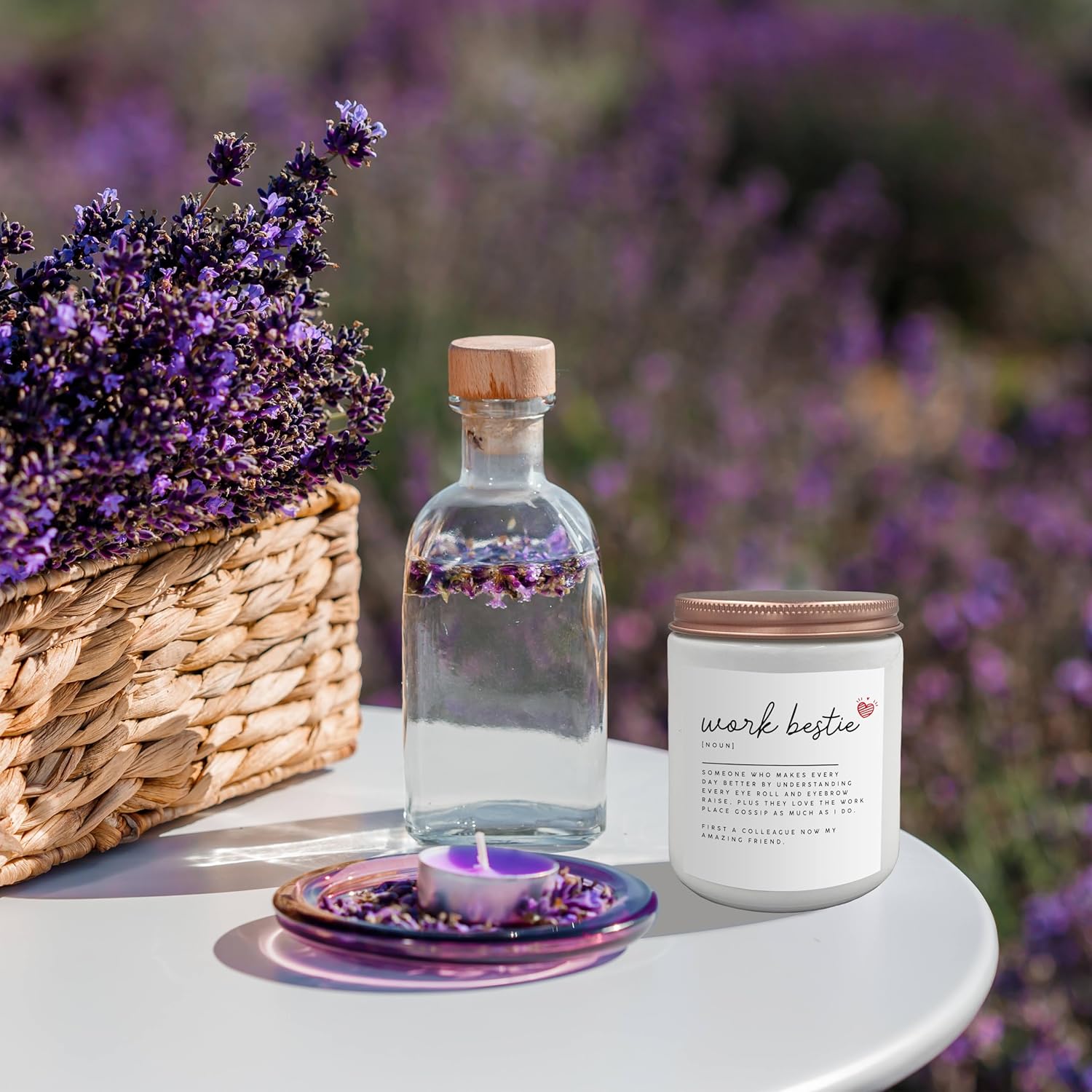 Chenran-Work Bestie Lavender Candle - Farewell Going Away Leaving Job ...