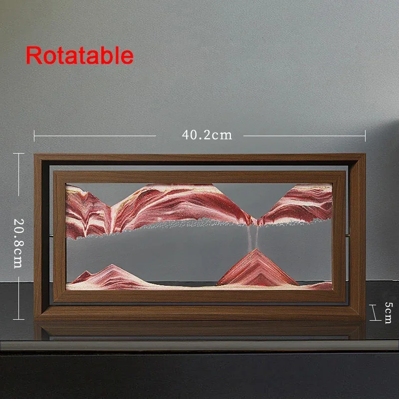 Sandscape Moving Sand Art Picture Quicksand Deep Sea 3D Hourglass ...