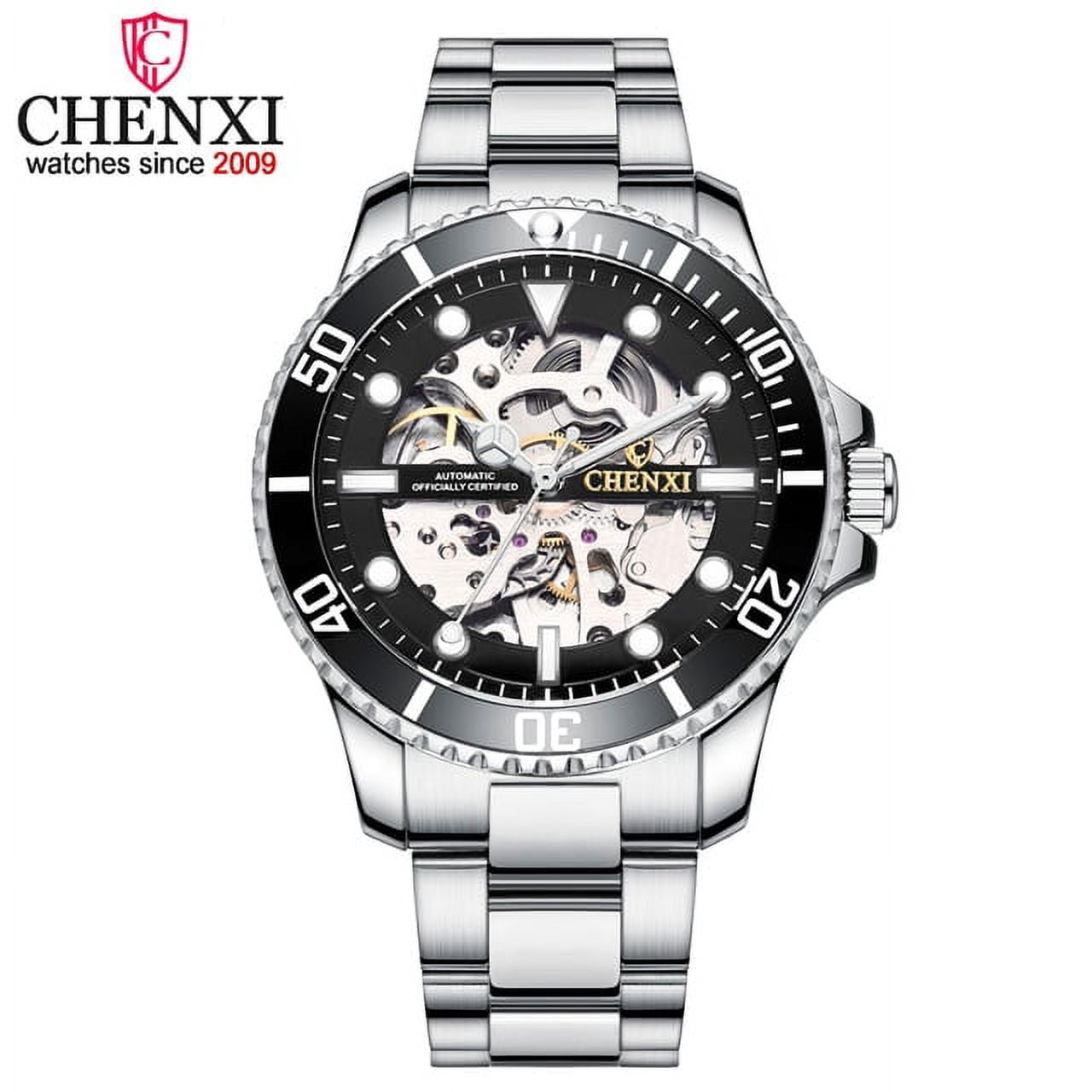 Chenxi Brand Luxury Classic Blue Men Watches Automatic Mechanical ...
