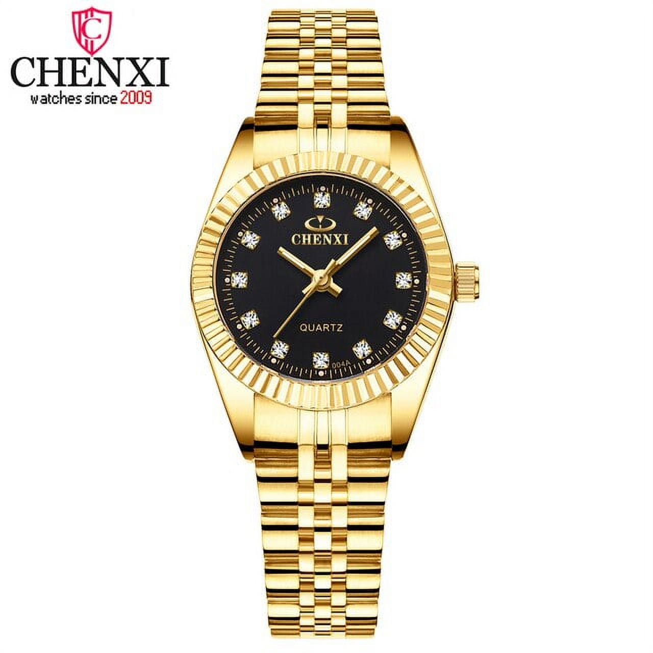 Chenxi Fashion Women Watch Top Luxury Brand Golden Quartz Ladies ...
