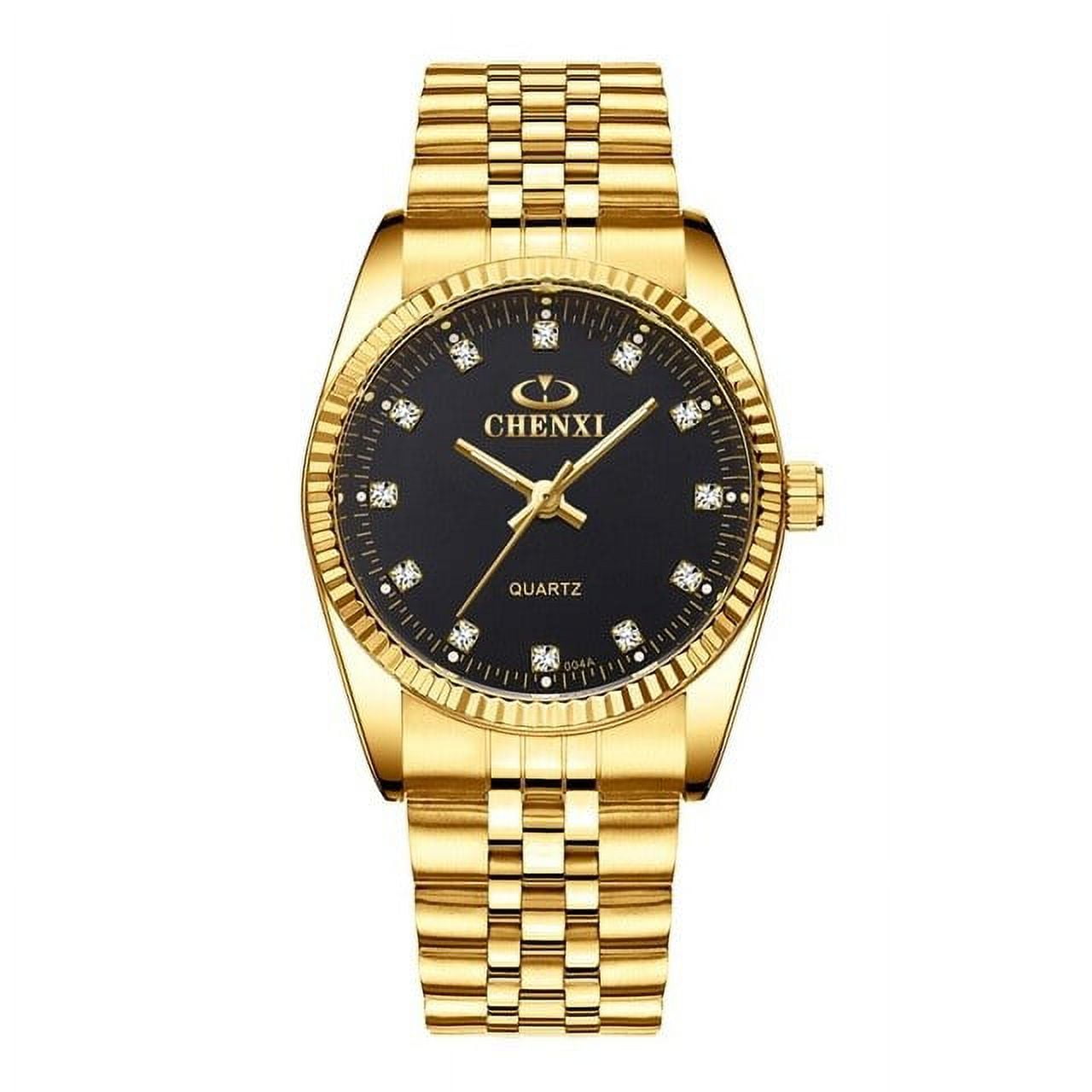 Chenxi Men Gold Watch Male Stainless Steel Quartz Golden Men's Wristwatches For Man Top Brand ...