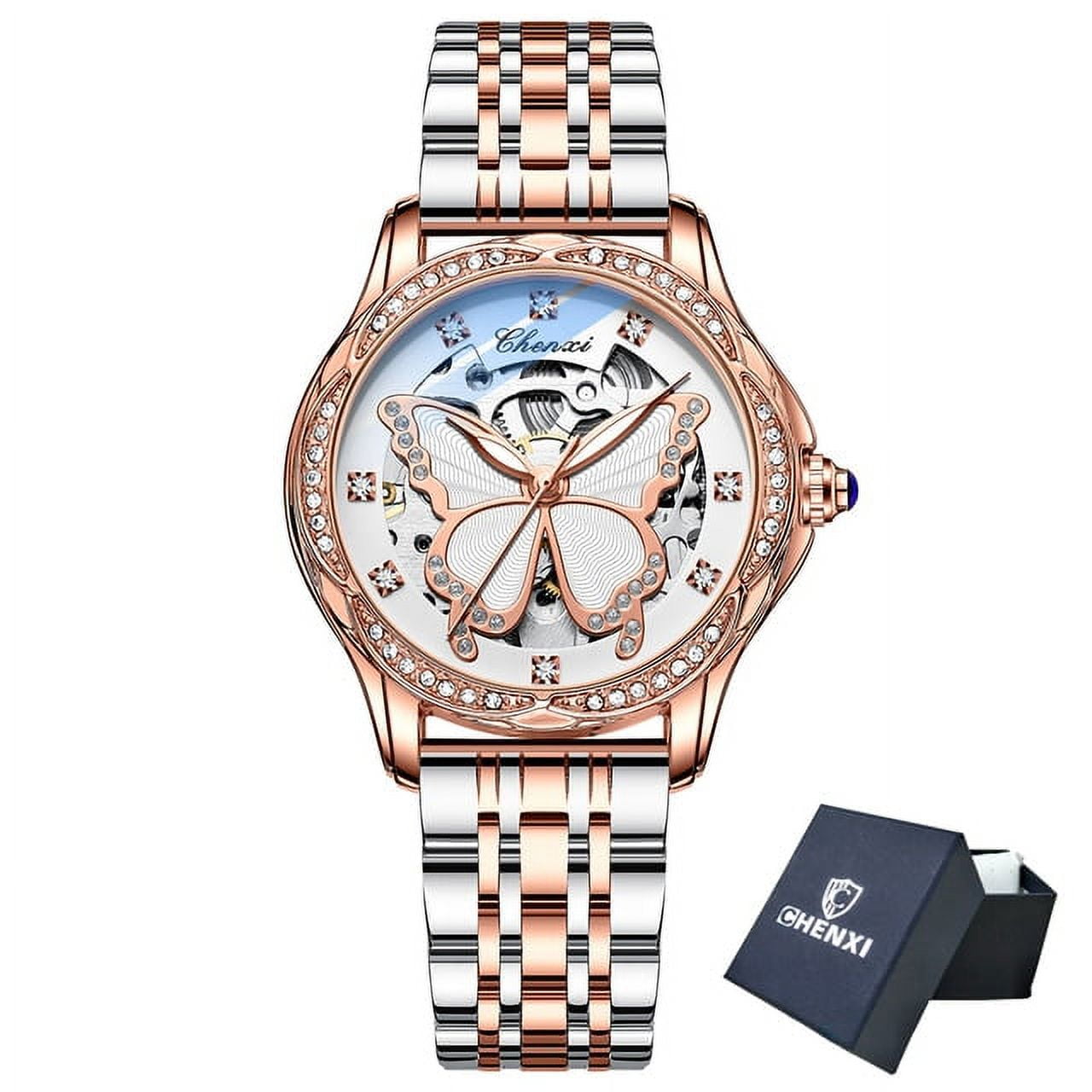 Chenxi Women Automatic Machine Watch Top Brand Luxury Creative Steel ...