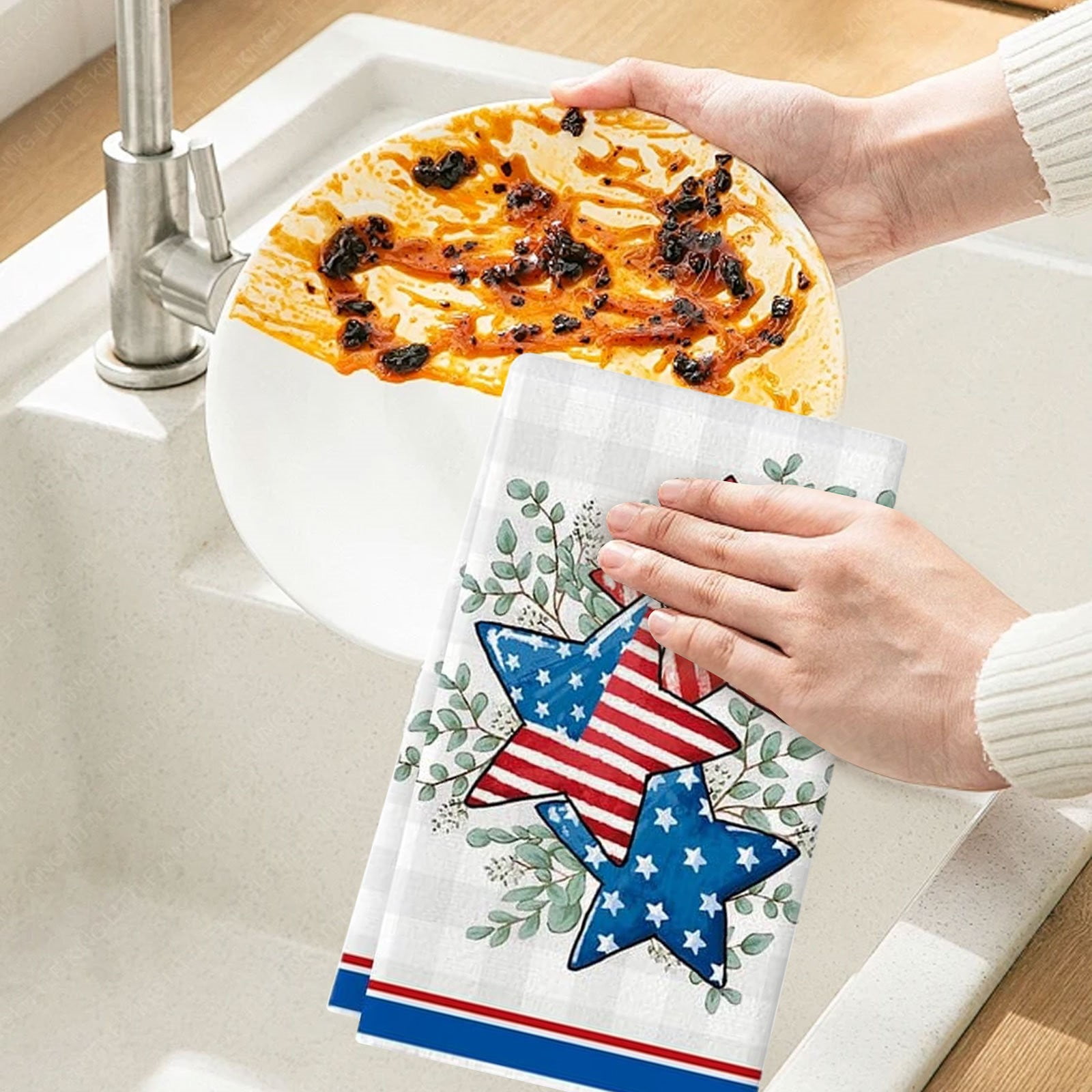 ChenyG Patriotic towels Patriotic Hand towels independence Day ...