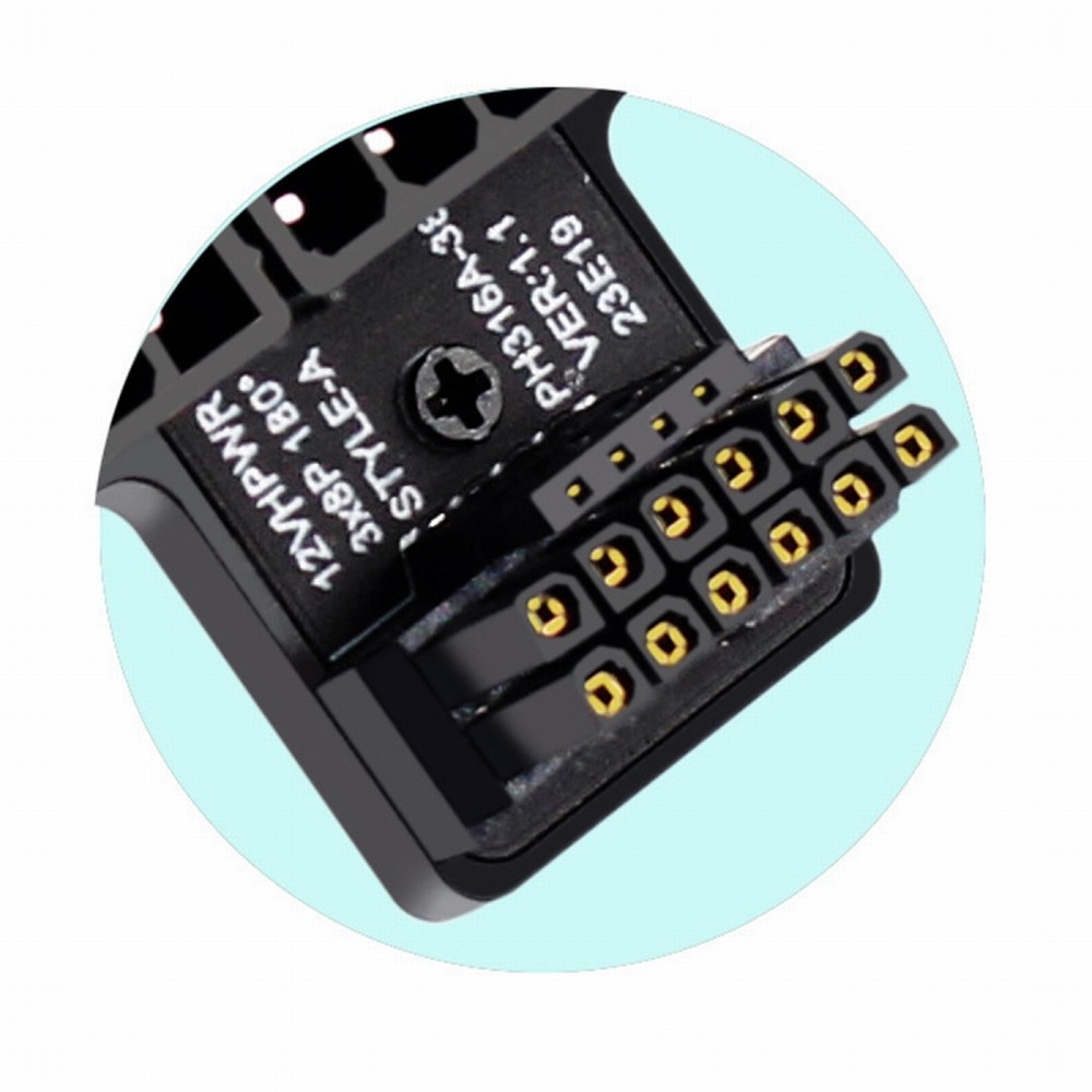 Chenyang 12VHPWR ATX3.0 PCI-E 5.0 Power Modular to Three ATX 8P Adapter ...