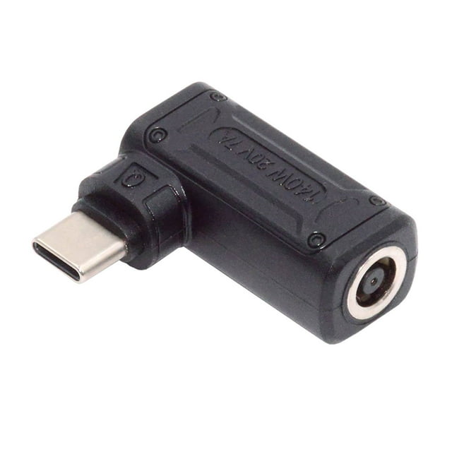 Chenyang 140W 100W DC Jack 6.0x1.4mm Input to USB-C Type-C Angled 90 ...