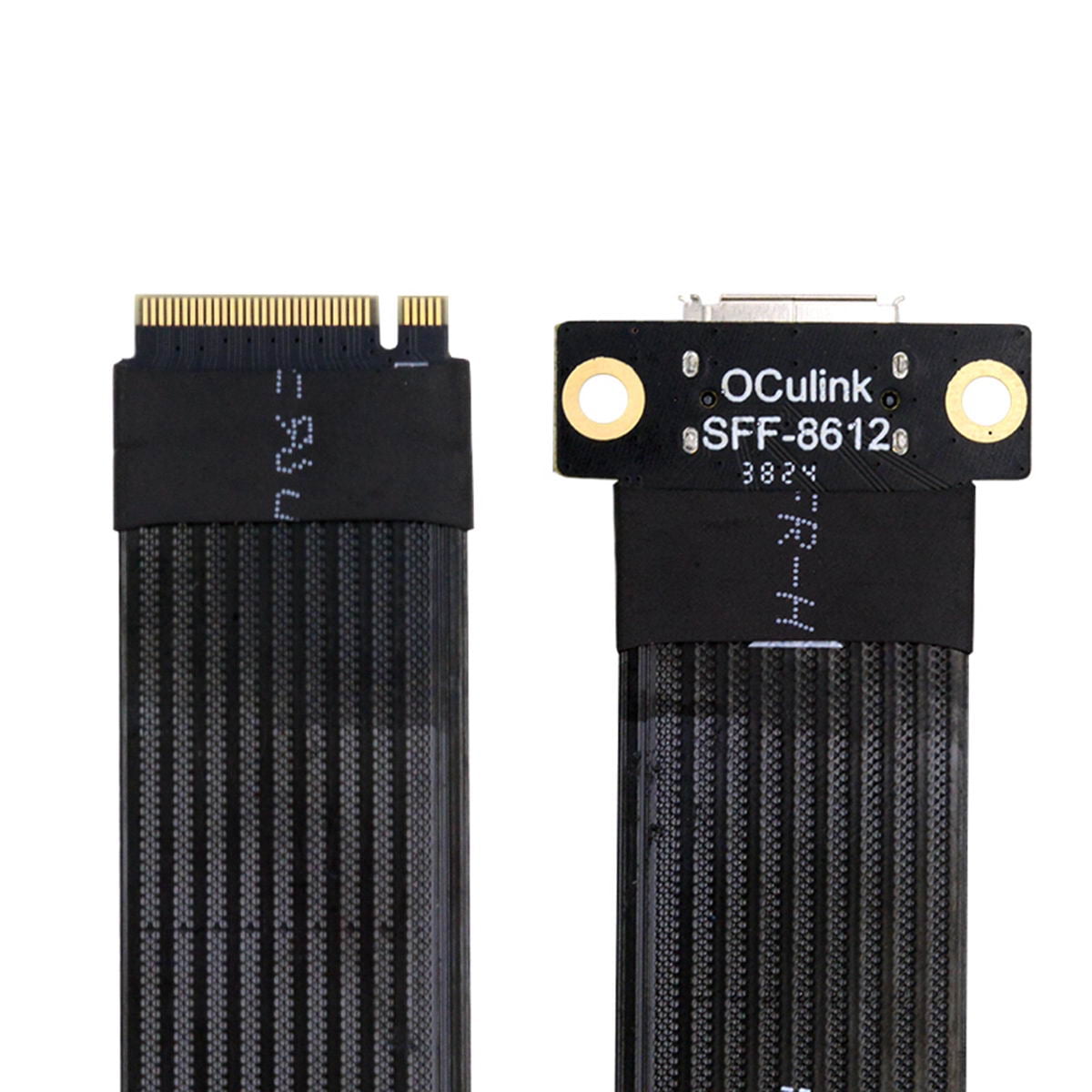 Chenyang 2280 NGFF PCI-E4.0 M.2 M-key to Oculink SFF-8612 SFF-8611 Host Cable 15cm for NVME U.2 ...