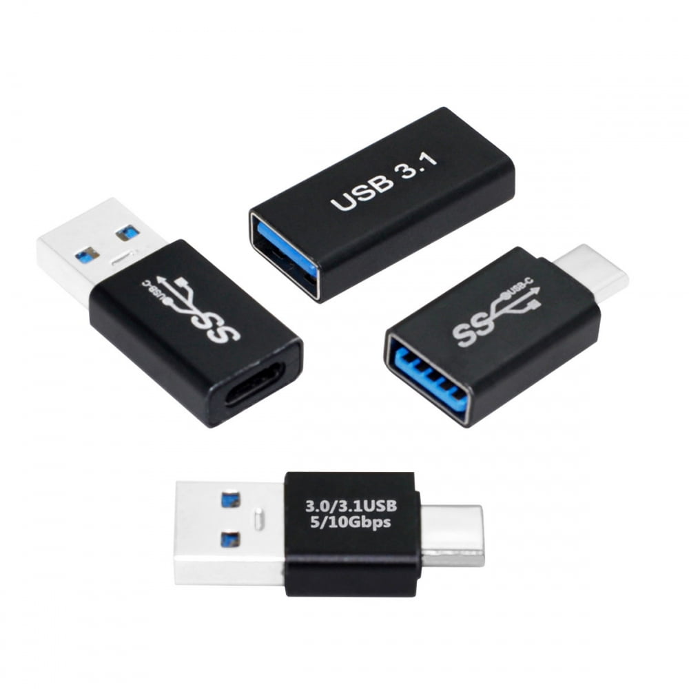 Chenyang 4pcs/lot USB 3.1 Type-A Male Female to USB-C Female Power Data ...