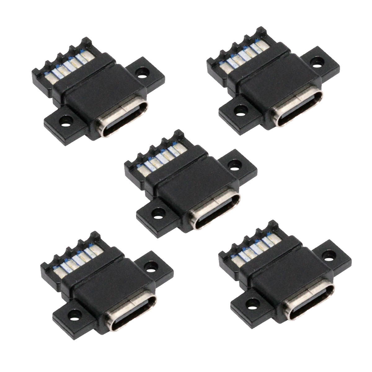 Chenyang 5pcs/set DIY OEM Type C Female Socket Connector to 6Pin PCBA ...