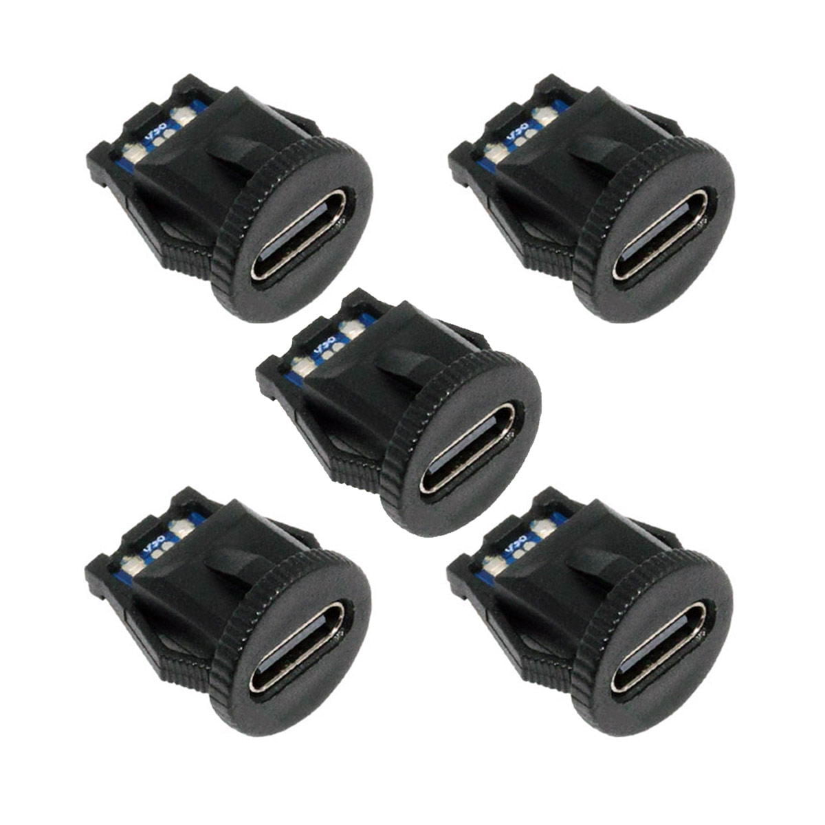 Chenyang 5pcs/set DIY OEM Type C Female Socket Connector to 6Pin PCBA ...