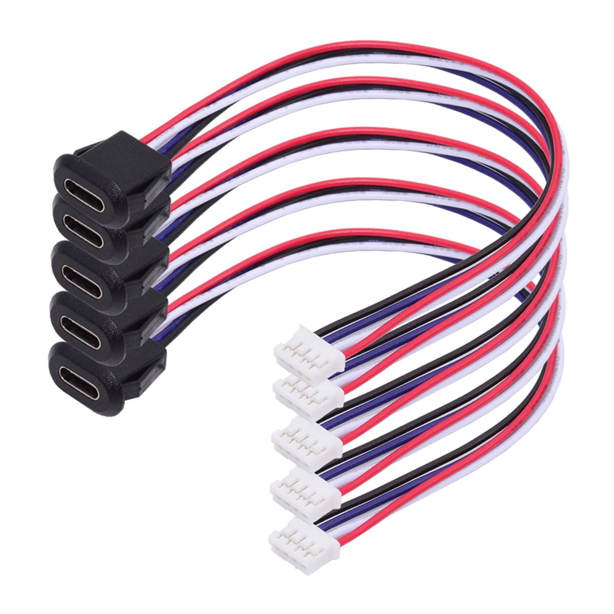 Chenyang 5pcs/set DIY OEM Type C Female Socket to 4Pin Header Cable ...