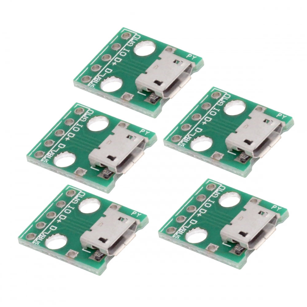 Chenyang 5pcs/set DIY OEM USB2.0 Micro-B Female Receptacle Socket ...