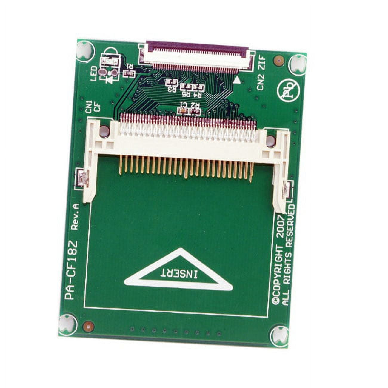 Chenyang CY 1.8" Compact Flash CF Memory Card to CE Ipod ZIF SSD HDD Adapter with 2 Cables Card ...