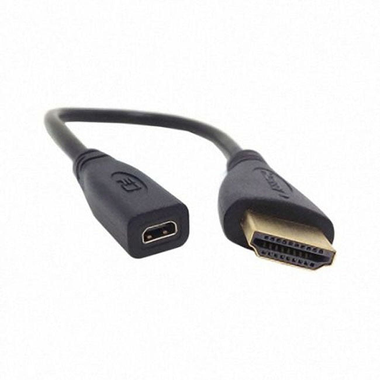 Chenyang CY 20cm Micro HDMI socket Female to HDMI Male Adapter Cable ...