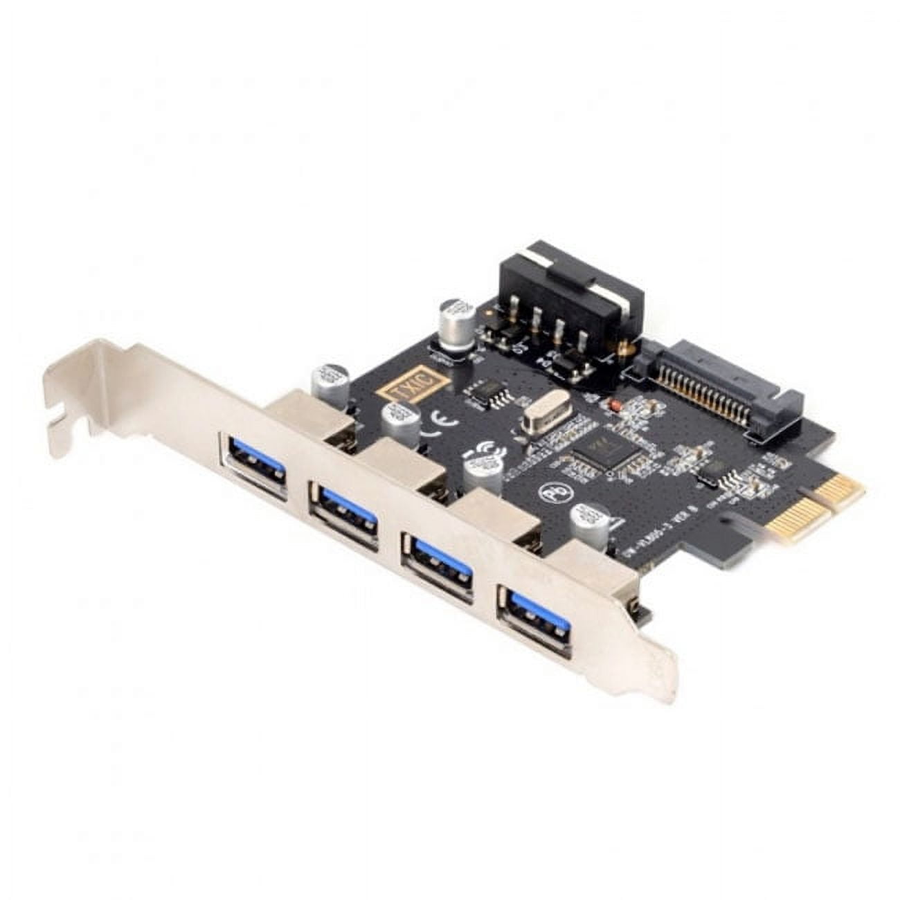Chenyang CY 4 Ports PCI-E to USB 3.0 HUB PCI Express Expansion Card Adapter 5Gbps for ...