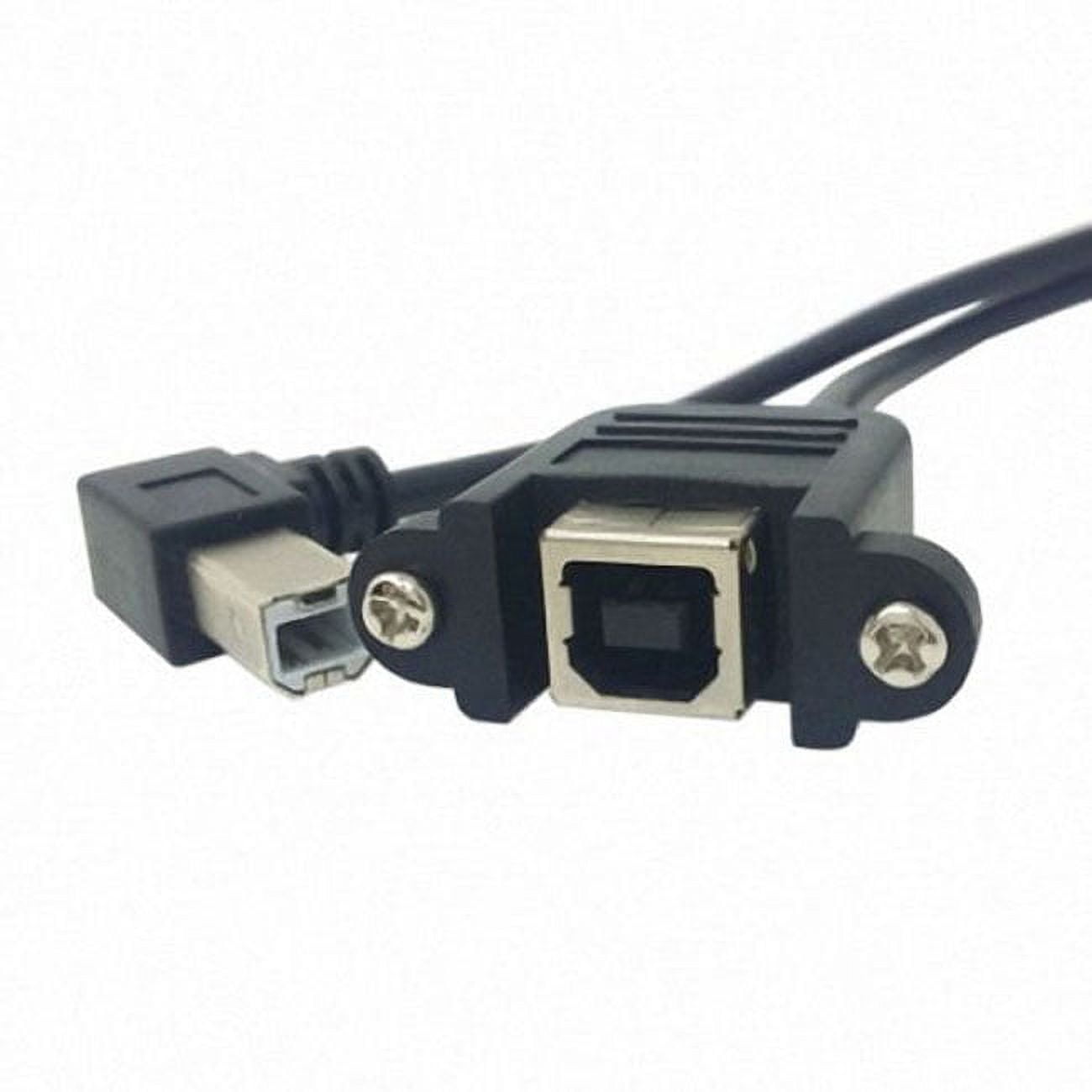Chenyang CY 90 Degree Left Angled USB B Type Male to Female Extension ...