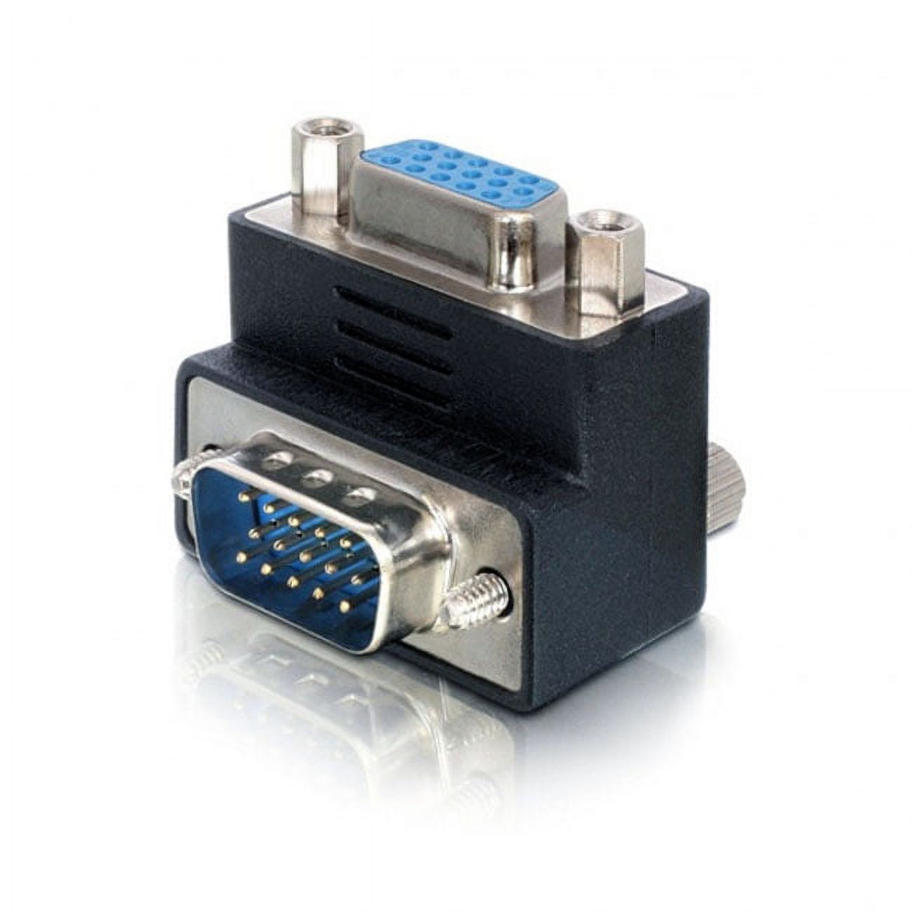 Chenyang CY 90 Degree Up Angled VGA SVGA Male To Female Extension Adapter for Monitor Projector ...