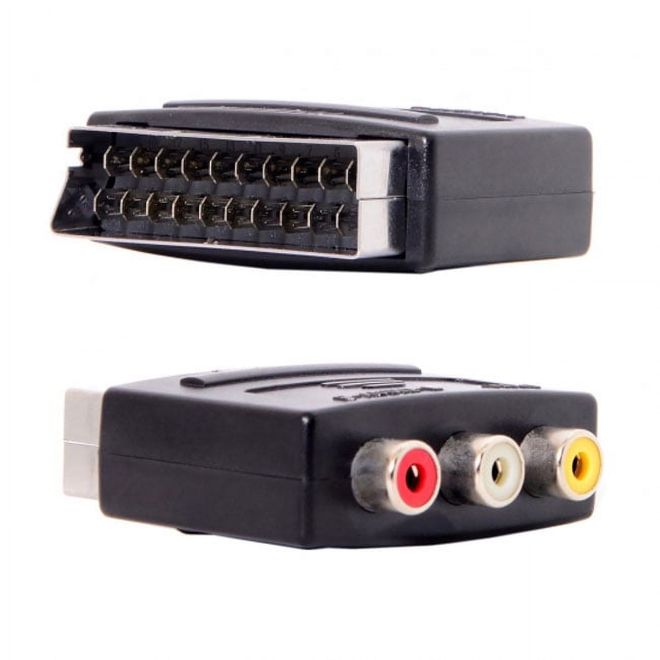 Chenyang CY Audio Video Composite 3 RCA AV to Scart 21pin Adapter for ...