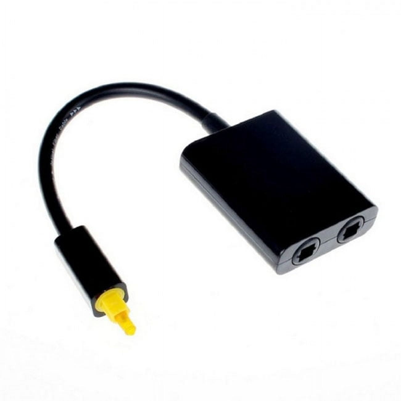 Chenyang CY Dual Port Toslink Digital Optical Audio Splitter Adapter ...