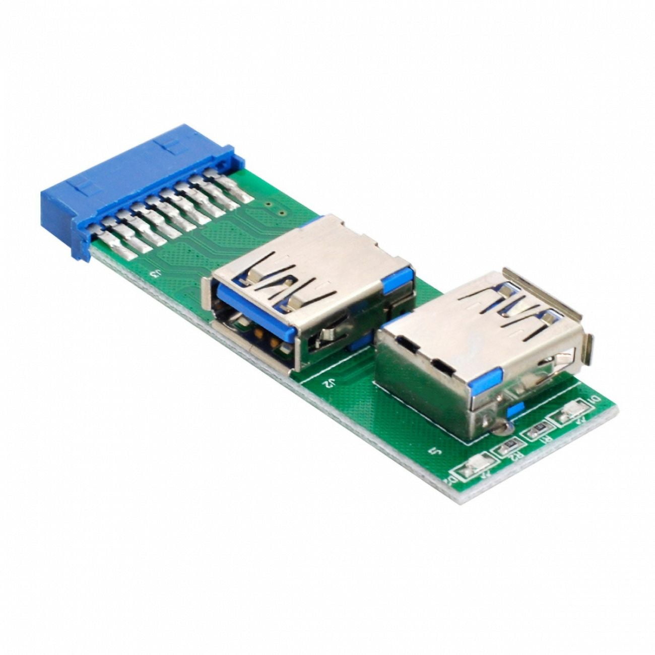 Chenyang CY Dual Side USB 3.0 A Type Female to Motherboard 20Pin 19 Pin ...