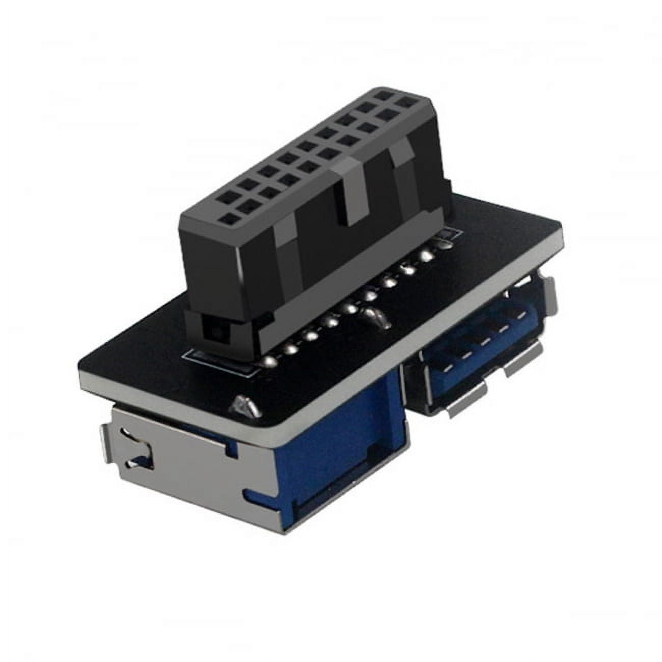 Chenyang CY Dual USB 3.0 A Type Female to Motherboard 20/19 Pin Box ...
