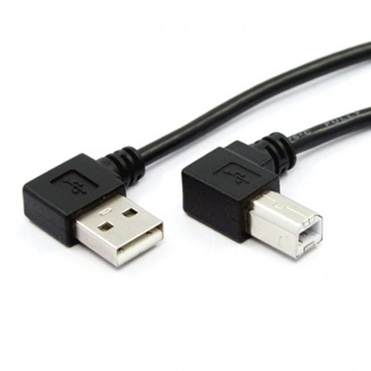 Chenyang CY Left Angled USB 2.0 A Male to B Male Angled 90 Degree ...