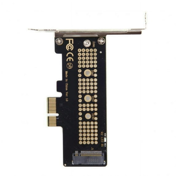 Chenyang CY Low Profile PCI-E 3.0 x1 Lane to M.2 NGFF M-Key SSD Nvme AHCI PCI Express Adapter ...