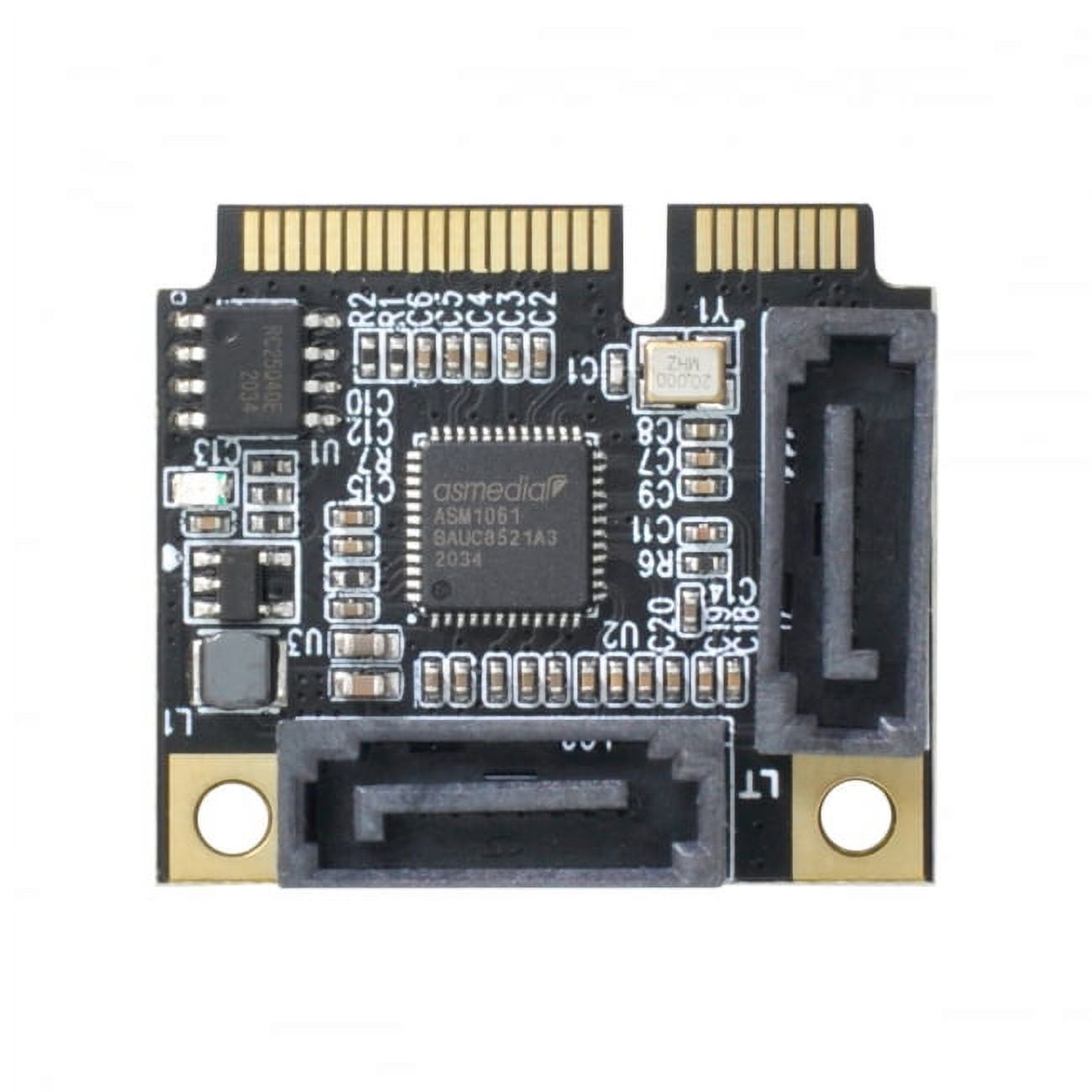 Chenyang CY Mini PCI-E PCI Express to SATA 3.0 Dual Ports Adapter ...