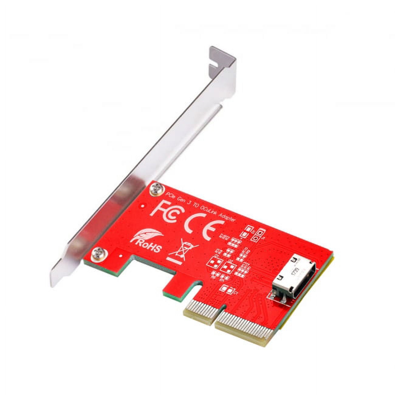 Chenyang CY PCI-E 3.0 Express 4.0 x4 to Oculink Internal SFF-8612 SFF-8611 Host Adapter for PCIe ...