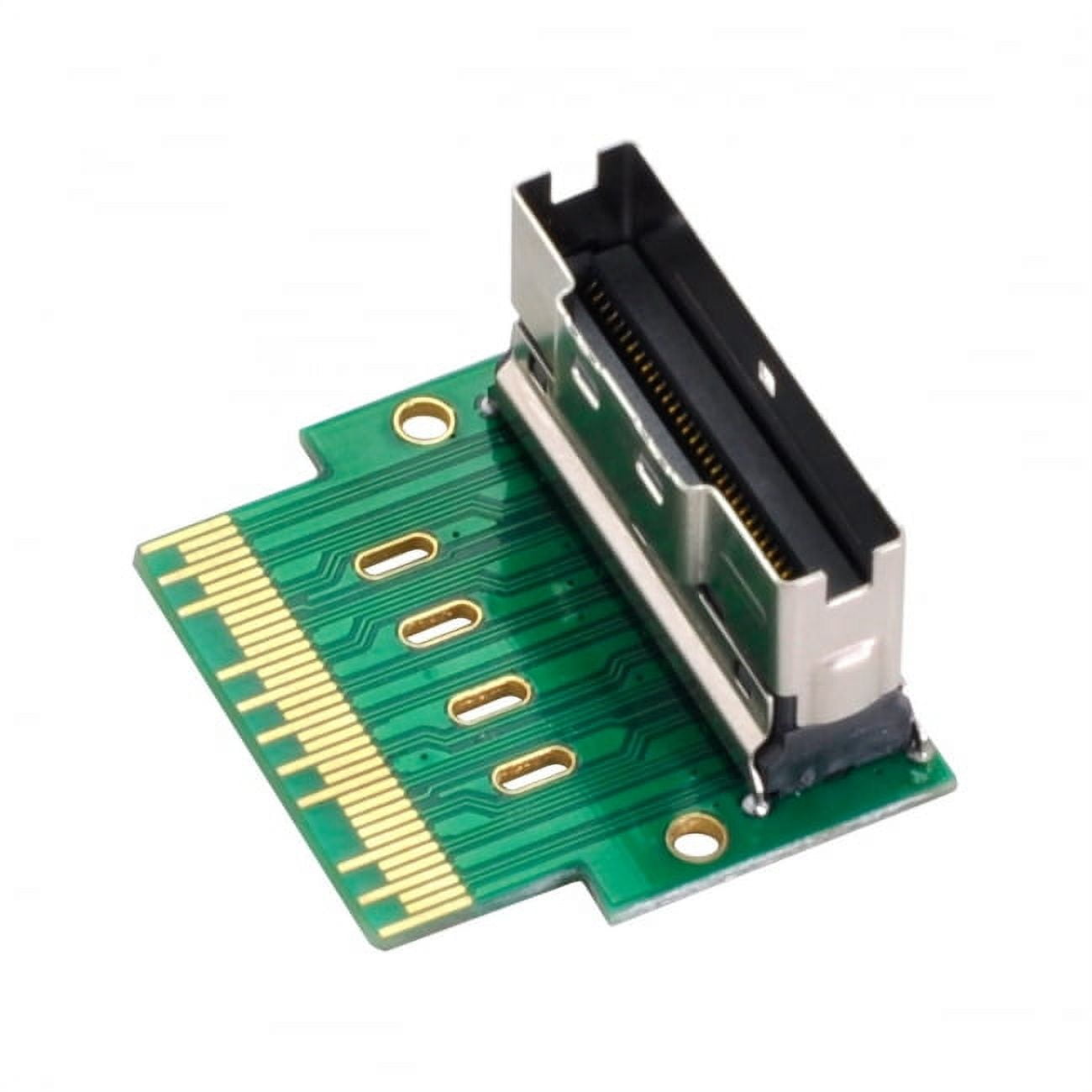 Chenyang CY PCI-E Slimline SAS 4.0 SFF-8654 8i 74pin to SFF-8654 74pin Male to Female Extender ...