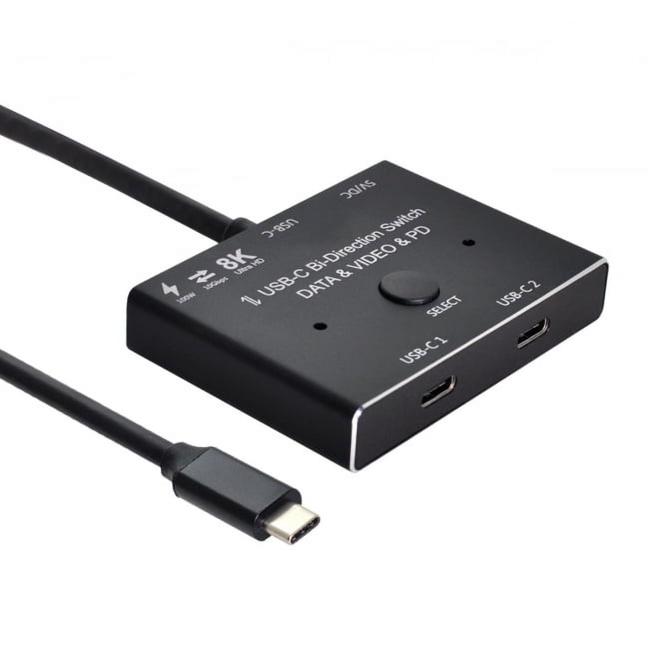 Chenyang CY USB-C Type-C Bi-Direction Switch MST 1 to 2 Hub Support ...