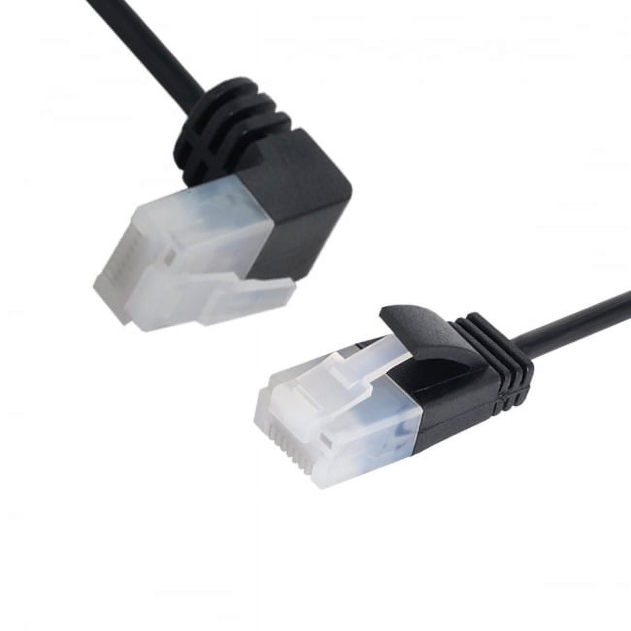 Chenyang CY Ultra Slim Cat6 Ethernet Cable RJ45 Up Angled to Straight ...