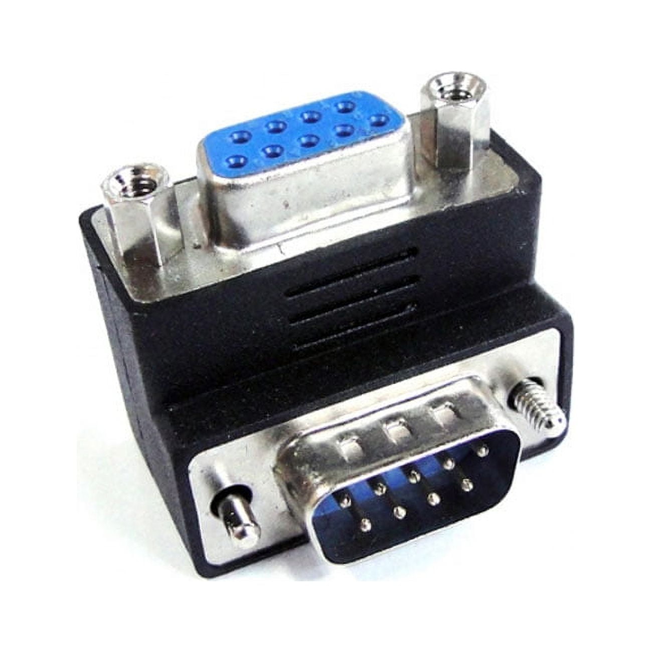 Chenyang CY Up Angled 270 Degree RS232 D-Sub 9Pin Male Screw type To Female Nut type Extension ...