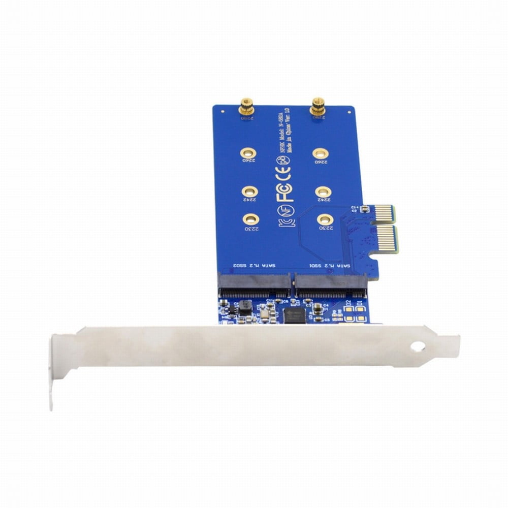 Chenyang Dual SATA NGFF Key B+M SSD to PCI-E 1x Motherboard Desktop ...