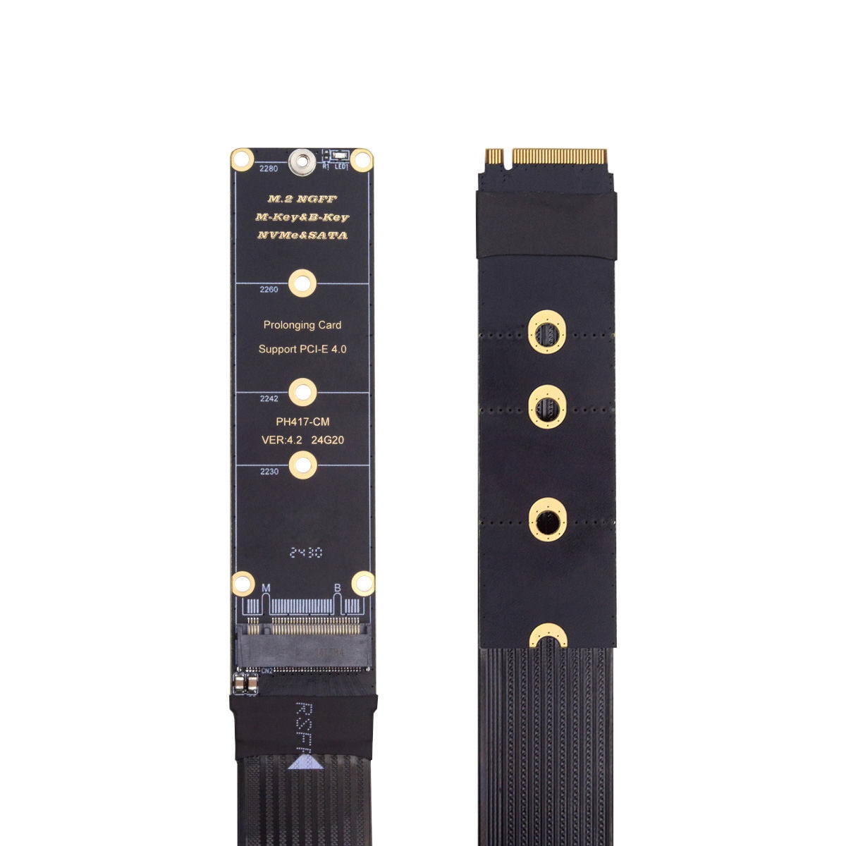 Chenyang NGFF M-Key NVME Male to Female Extension PCI Express Cable ...