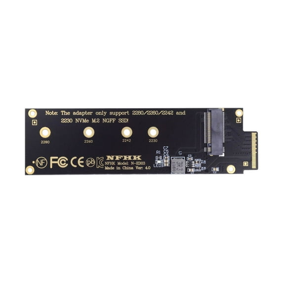 Chenyang NVMe NGFF M-key 4X to PCI-E Ruler 1U GEN-Z EDSFF Short SSD E1 ...