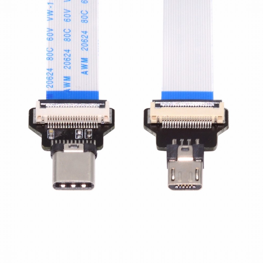 Chenyang OTG USB-C Type-C Male Host to 5Pin Micro USB 2.0 Male Target ...