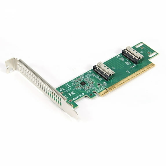 Chenyang PCIE5.0 PCI-Express 16x to Dual MCIO 8i Mini Cool Edge IO SFF ...