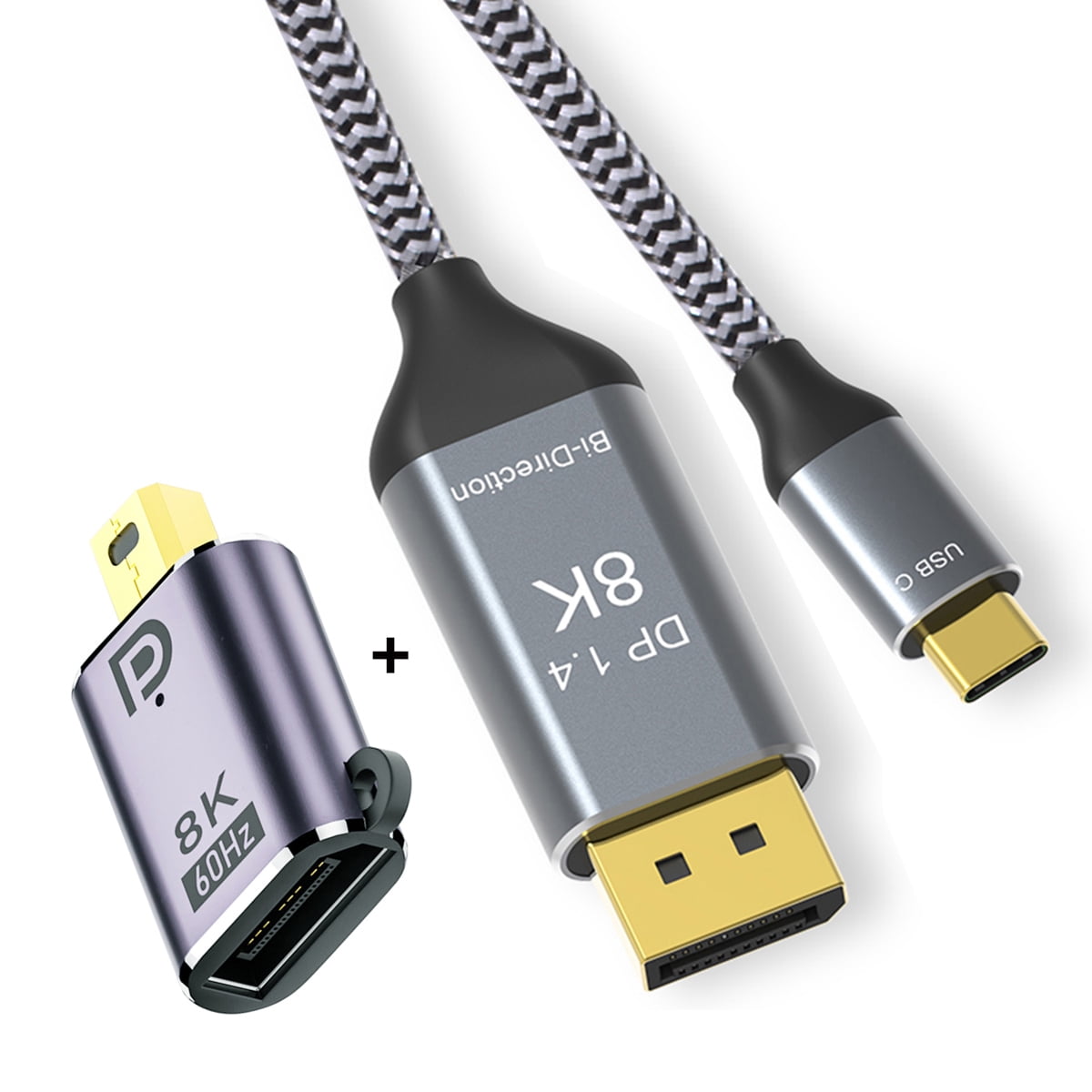 Chenyang Reversible Mini DisplayPort DP Source to USB 3.1 Type C USB-C ...