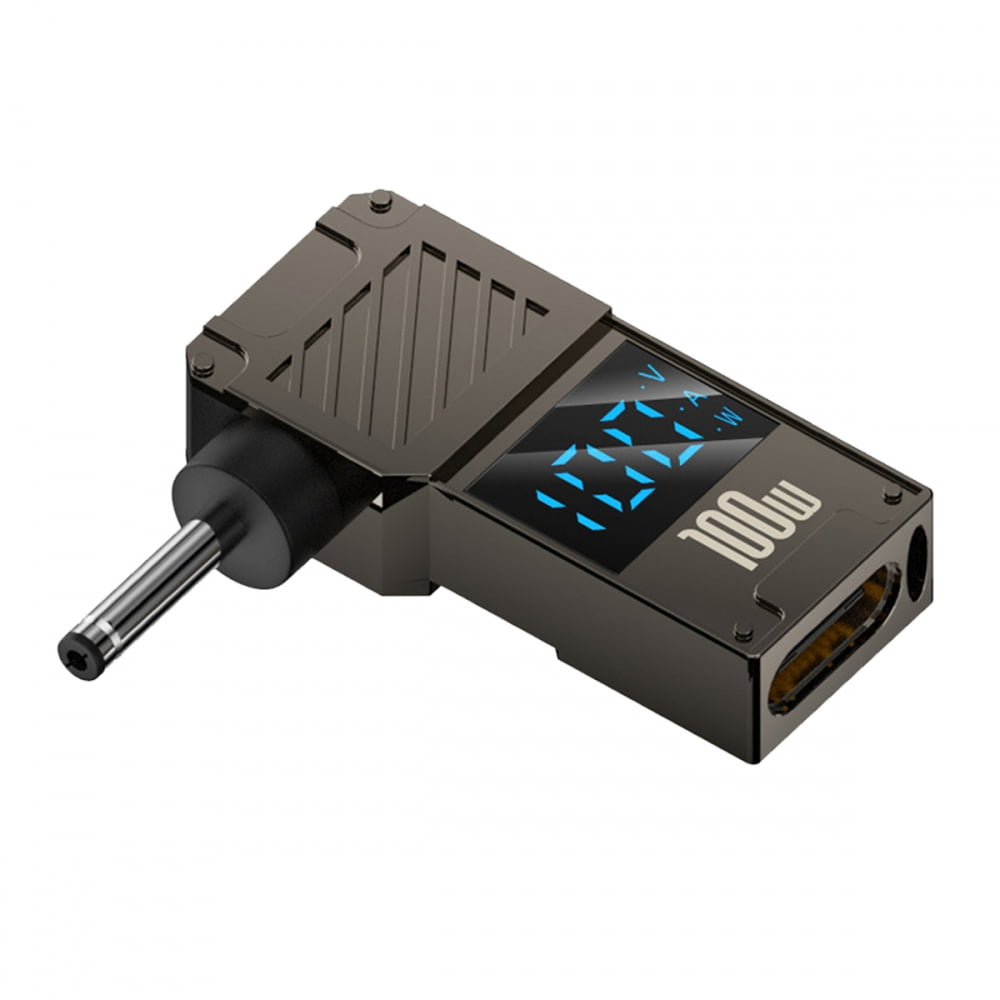 Chenyang Type-C USB-C Input to DC 3.0x1.1mm Jack Smart LED Display 100W Output Power 20V 5A PD ...