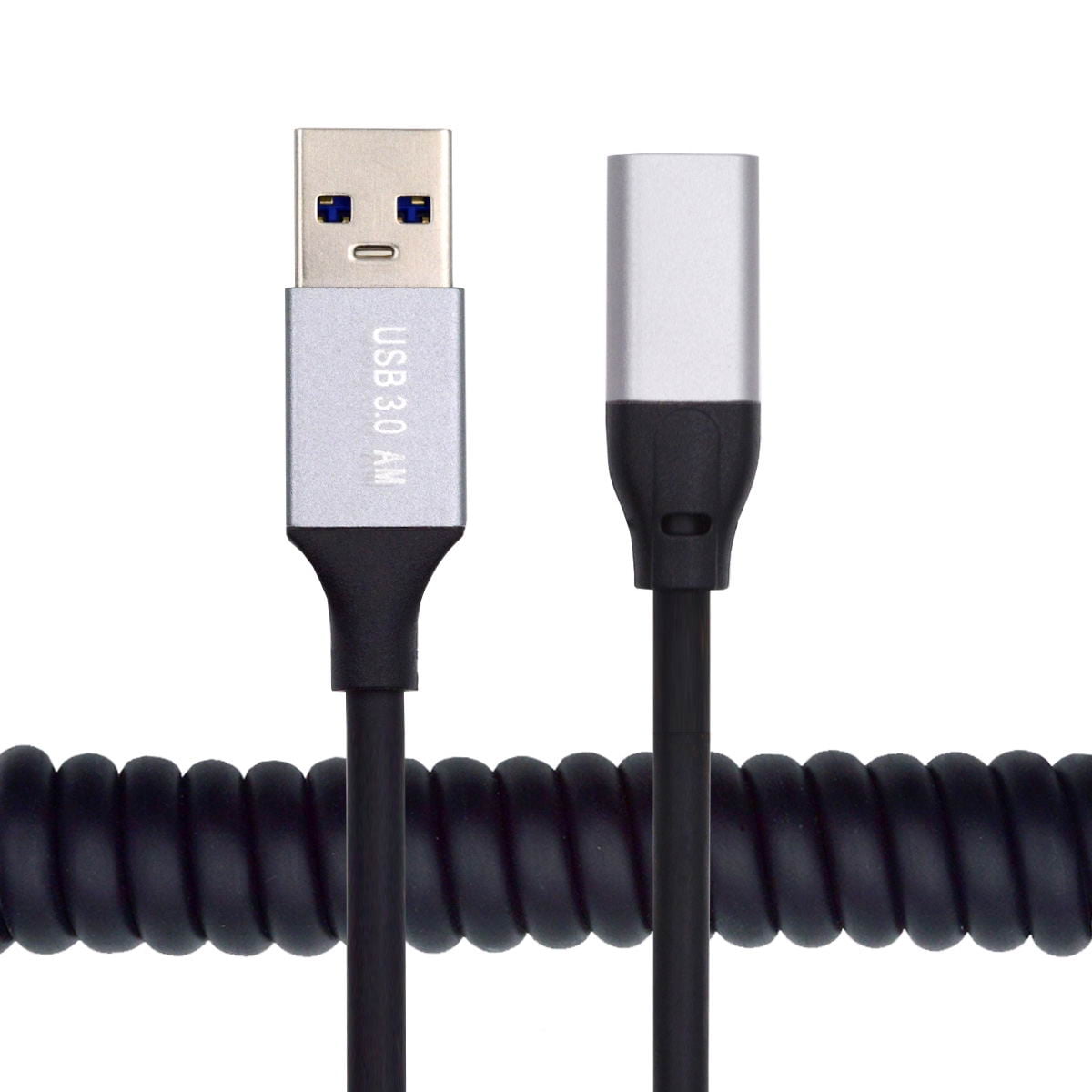 Chenyang USB 3.0 Type-A Male to USB-C Type-C Female Stretch Coiled ...