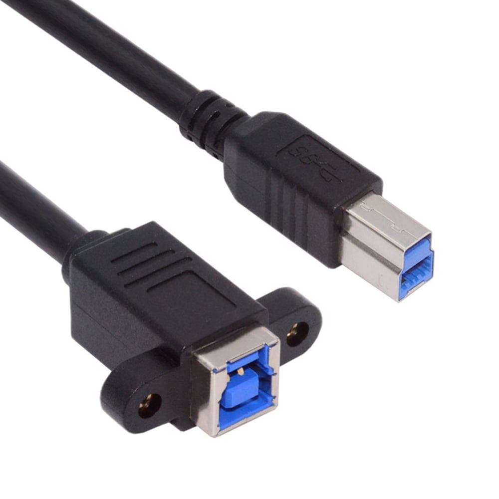 Chenyang USB 3.0 Type-B Female to USB3.0 Type-B Male Cable Extension ...