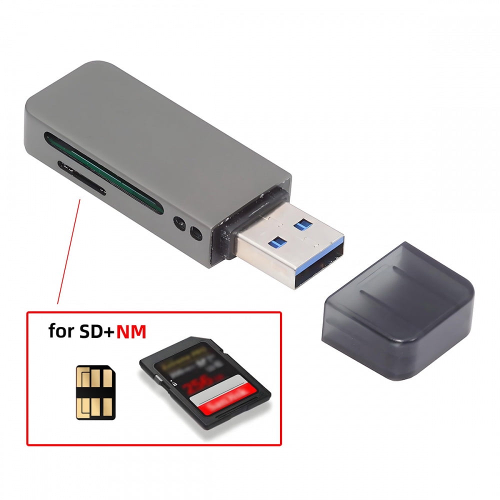 Chenyang USB 3.0 to Nano Memory NM Card & SD Card Reader Writer for ...
