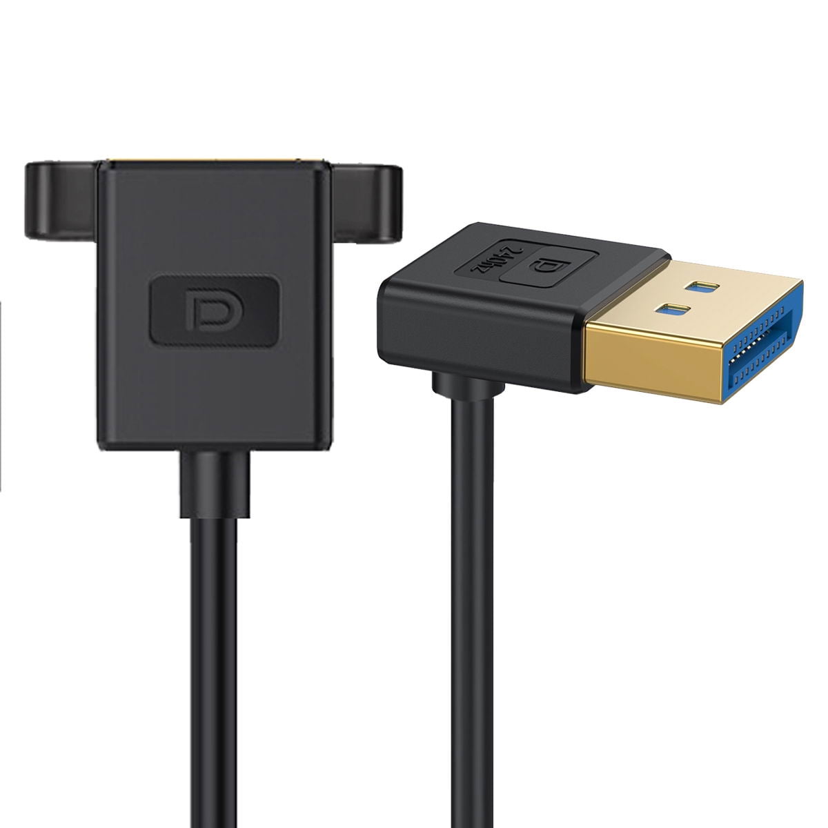 Chenyang Ultrafine Down Angled DisplayPort 1.4 DP Male to Female ...