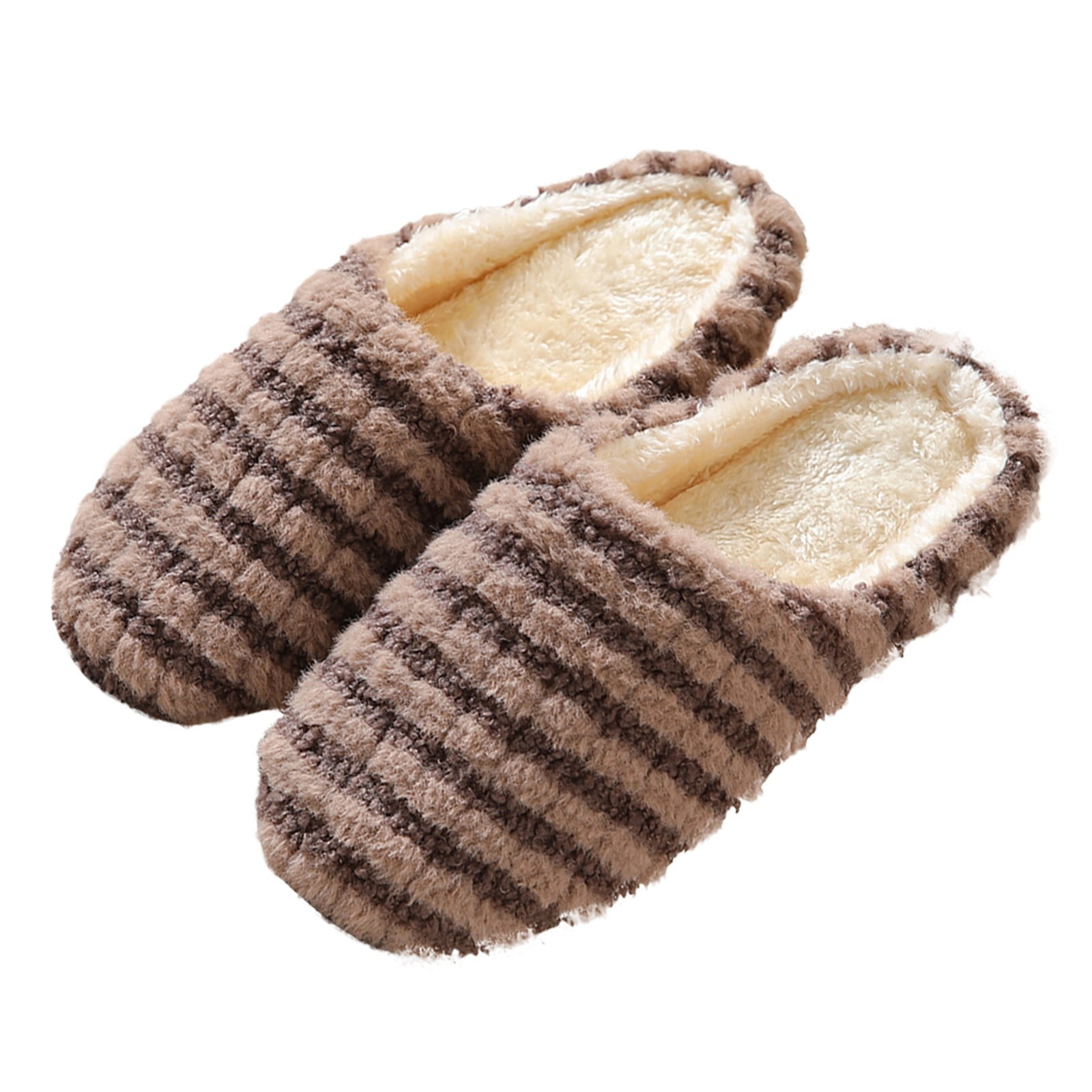 Chenyee Womens Mens Fluffy House Slippers Soft Sole Lightweight Cloud ...